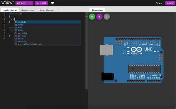 Getting Started With The Wokwi Arduino Simulator